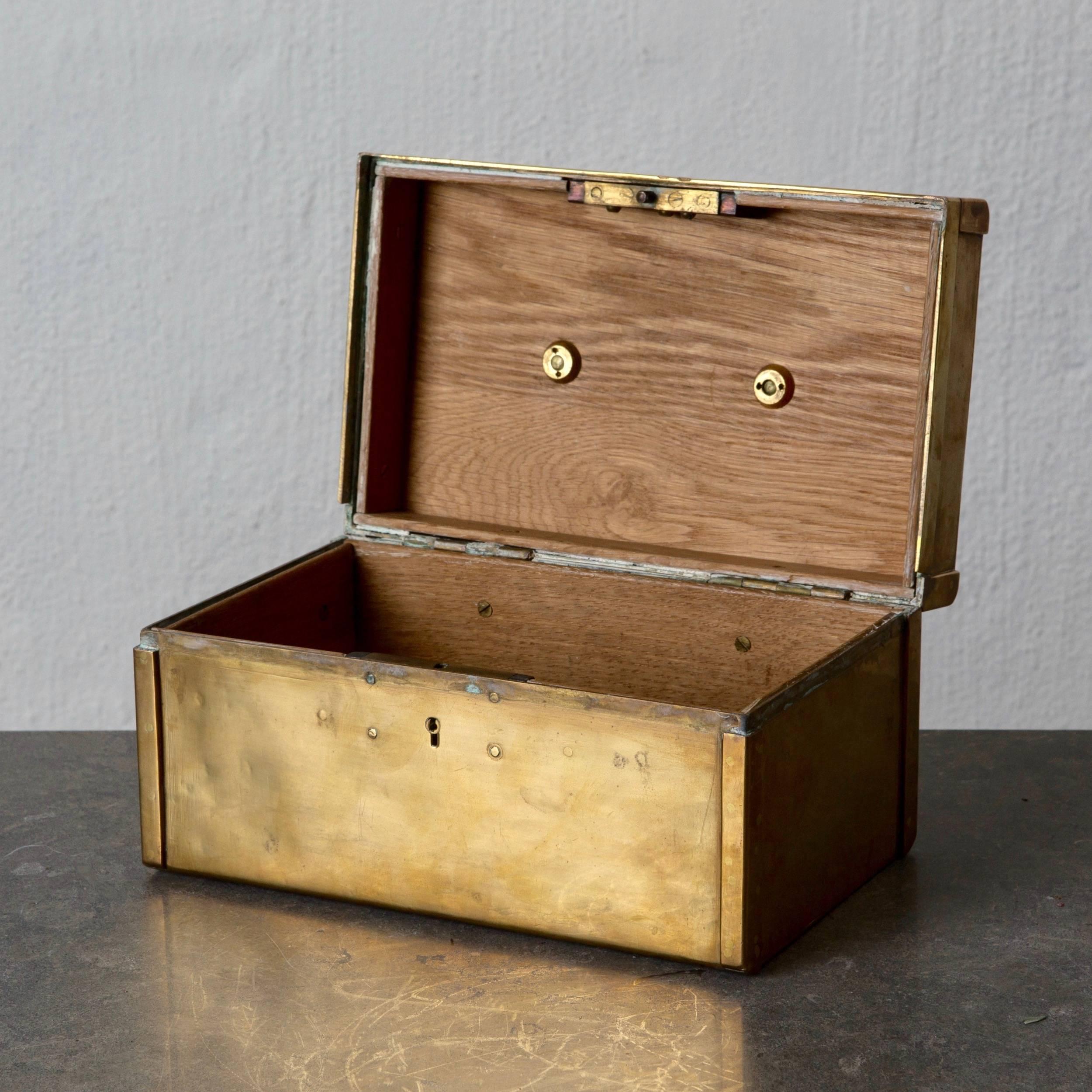 Box Decorative Brass Swedish, 20th Century, Sweden For Sale at 1stDibs ...