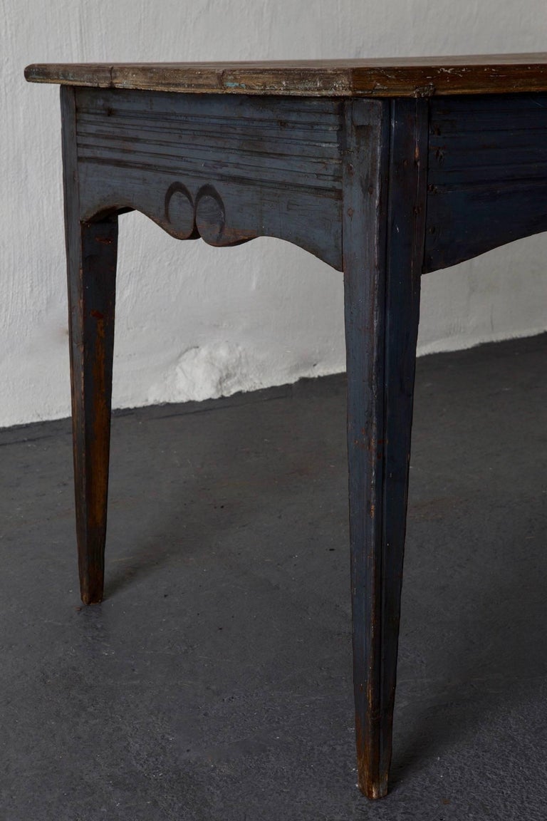 Table Swedish Blue 19th Century Sweden at 1stDibs