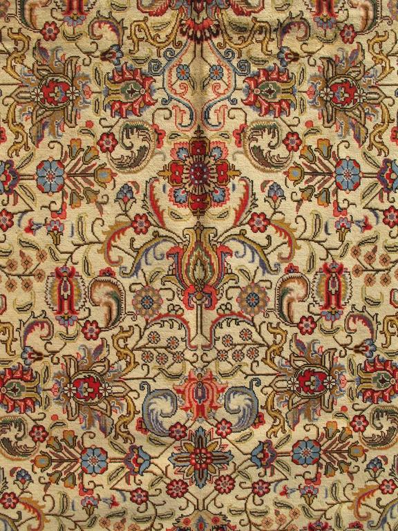 Vintage Persian Tabriz Rug with Vivid, Traditional Colors and All-Over ...