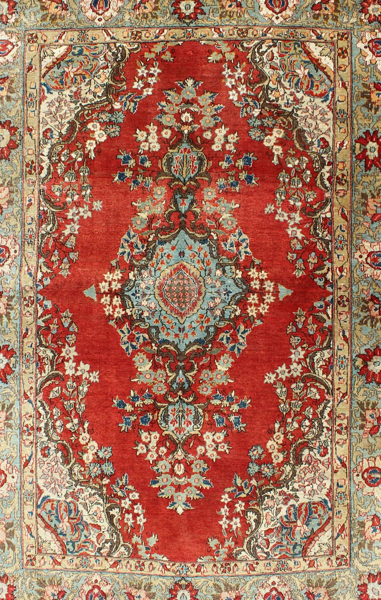 Fine Persian Qum Rug For Sale at 1stDibs | qum rugs for sale, persian ...