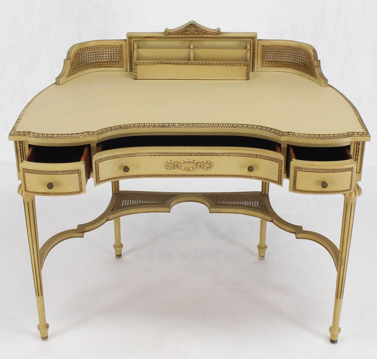 Figural Painted French Desk or Vanity at 1stDibs