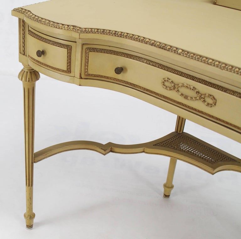 Figural Painted French Desk or Vanity at 1stDibs