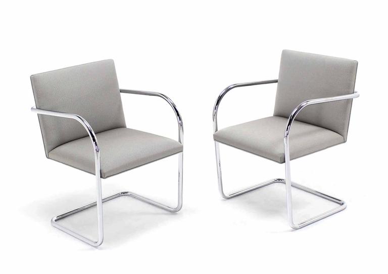 Pair of Mies Knoll Brno Chairs at 1stDibs
