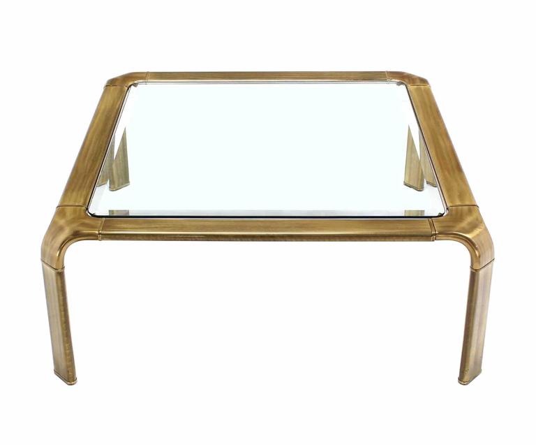 Square Modern Brass Coffee Table by Widdicomb at 1stDibs | widdicomb ...