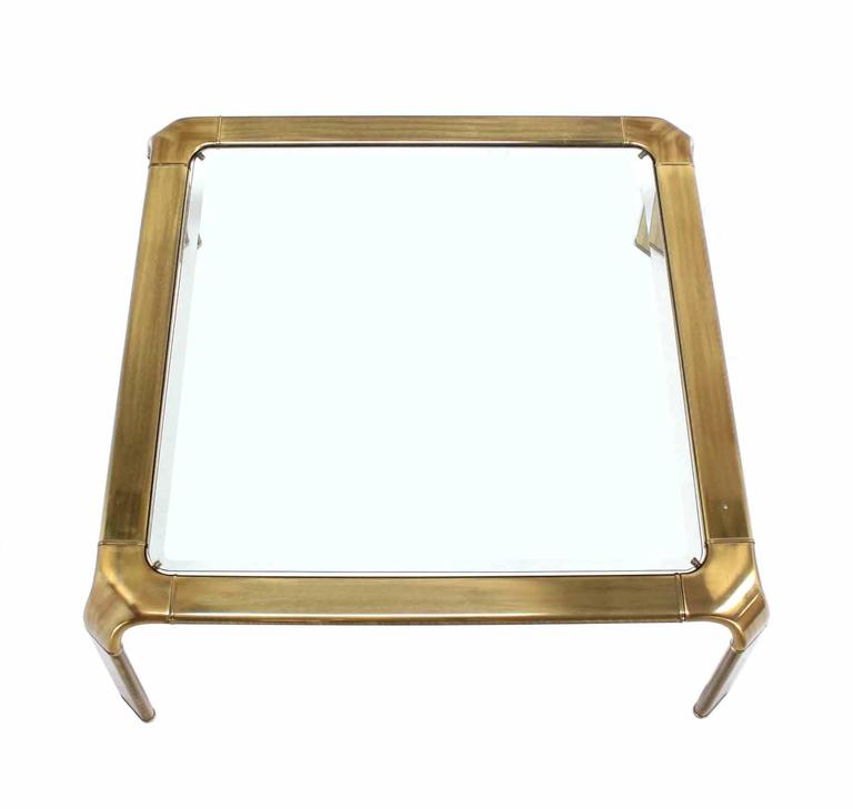 Square Modern Brass Coffee Table by Widdicomb at 1stDibs | widdicomb ...