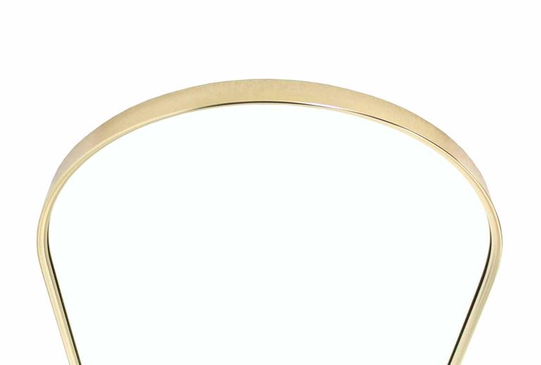 Mid Century Metal Frame Incasing Dome Shape Mirror at 1stDibs | dome ...