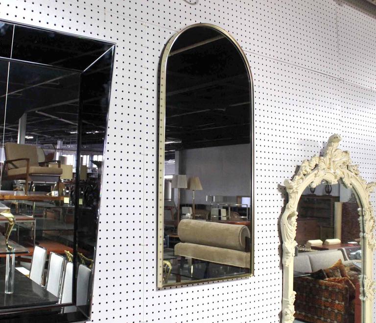 Mid Century Metal Frame Incasing Dome Shape Mirror at 1stDibs | dome ...
