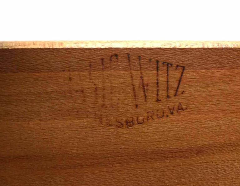 Diamond Pattern Mid-Century Modern Gentlemen’s Chest at 1stDibs