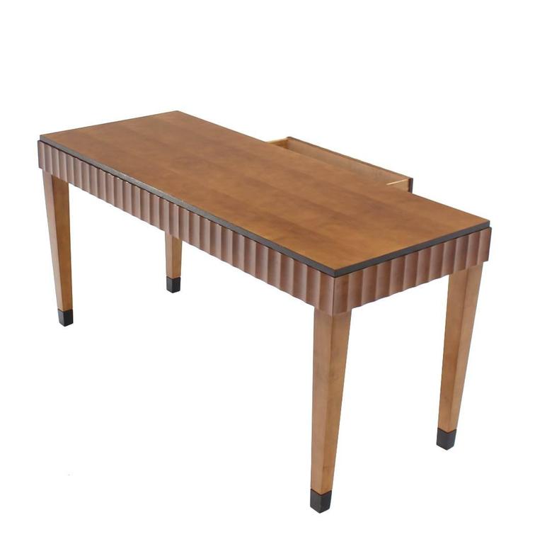 Modern Scallop Edge Desk or Writing Table at 1stDibs