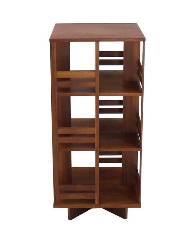 Revolving Danish Mid-Century Modern Bookcase at 1stDibs | modern ...