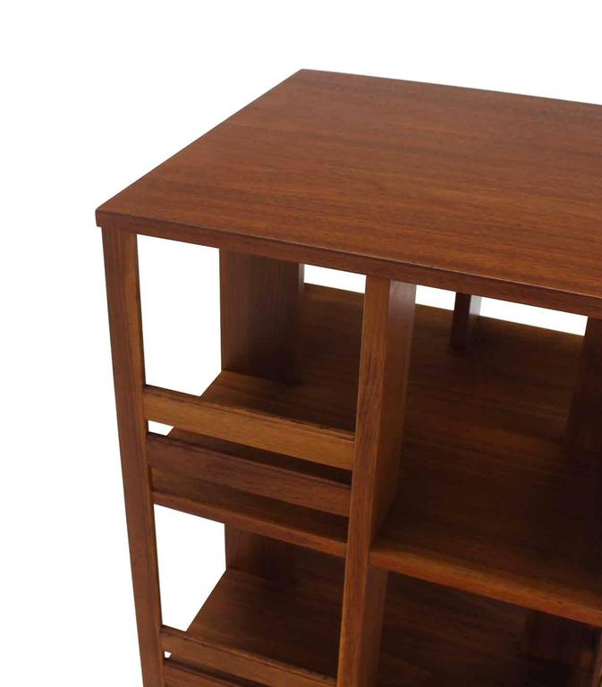 Revolving Danish Mid-Century Modern Bookcase at 1stDibs | modern ...