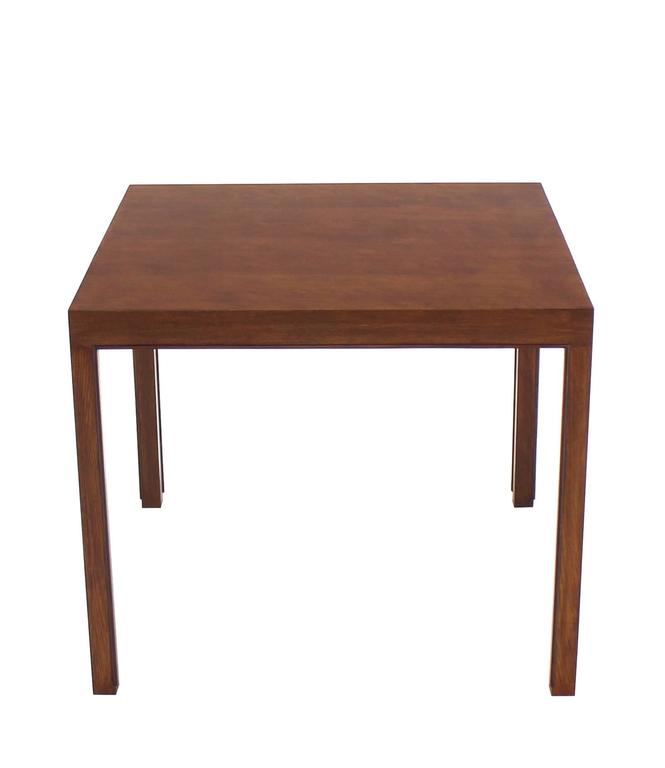 Pair of Large Square Lamp End Tables by Dunbar For Sale at 1stDibs