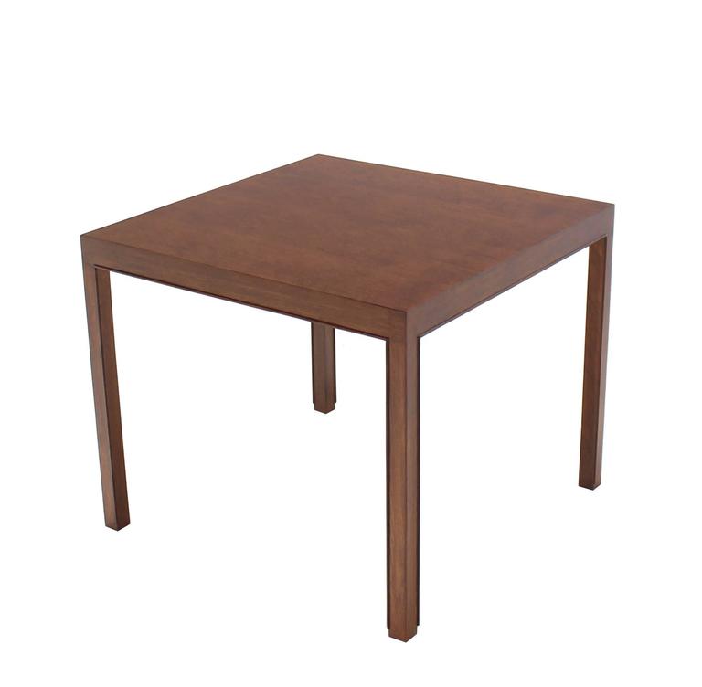 Pair of Large Square Lamp End Tables by Dunbar For Sale at 1stDibs