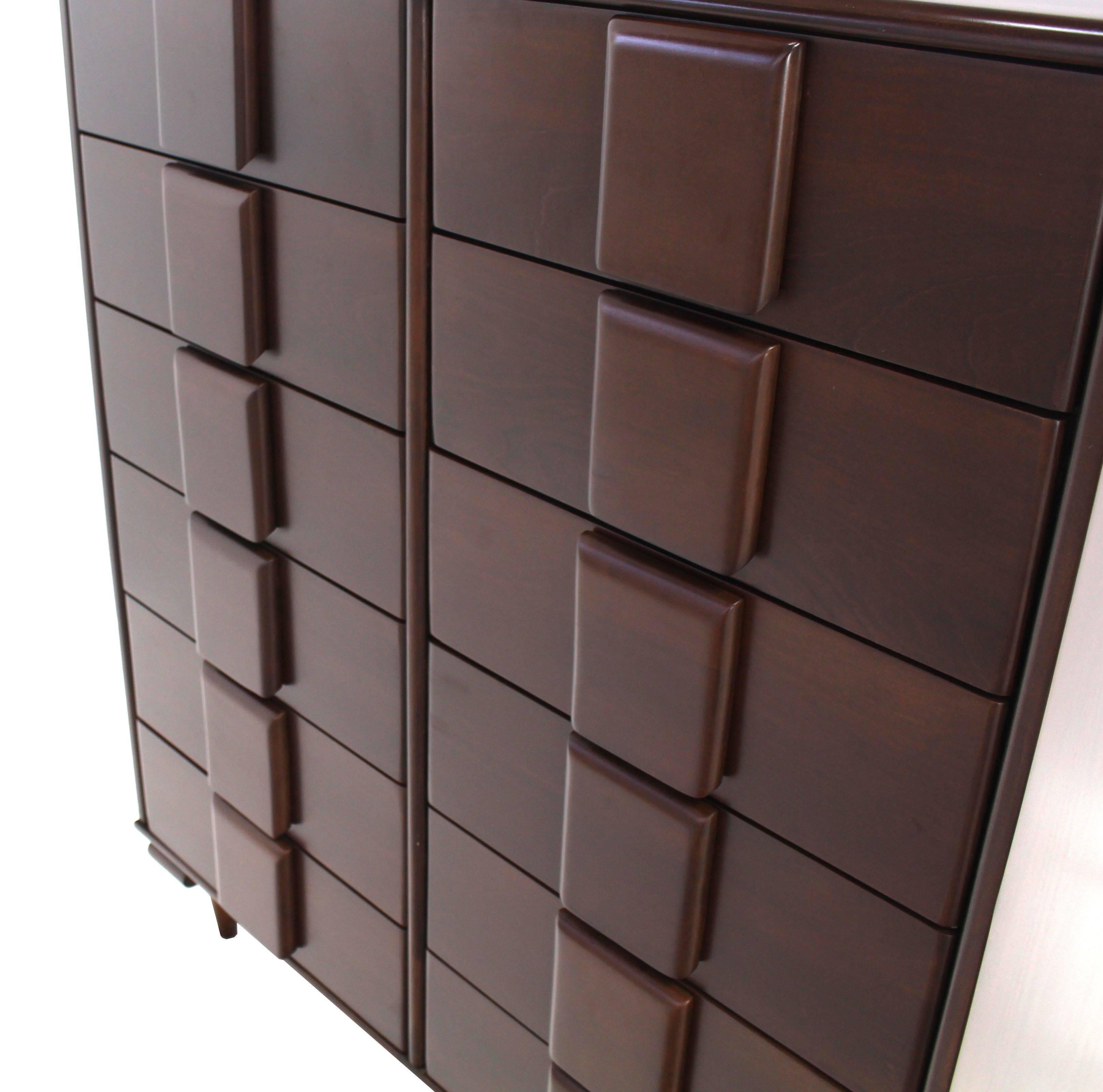 Mid Century Modern 12 Drawers Solid Maple Chest of Drawers at 1stDibs ...