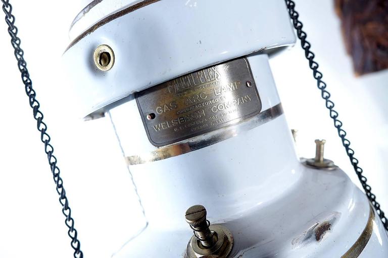Welsbach Gas Arc Lamp at 1stDibs | welsbach gas light, welsbach lighting