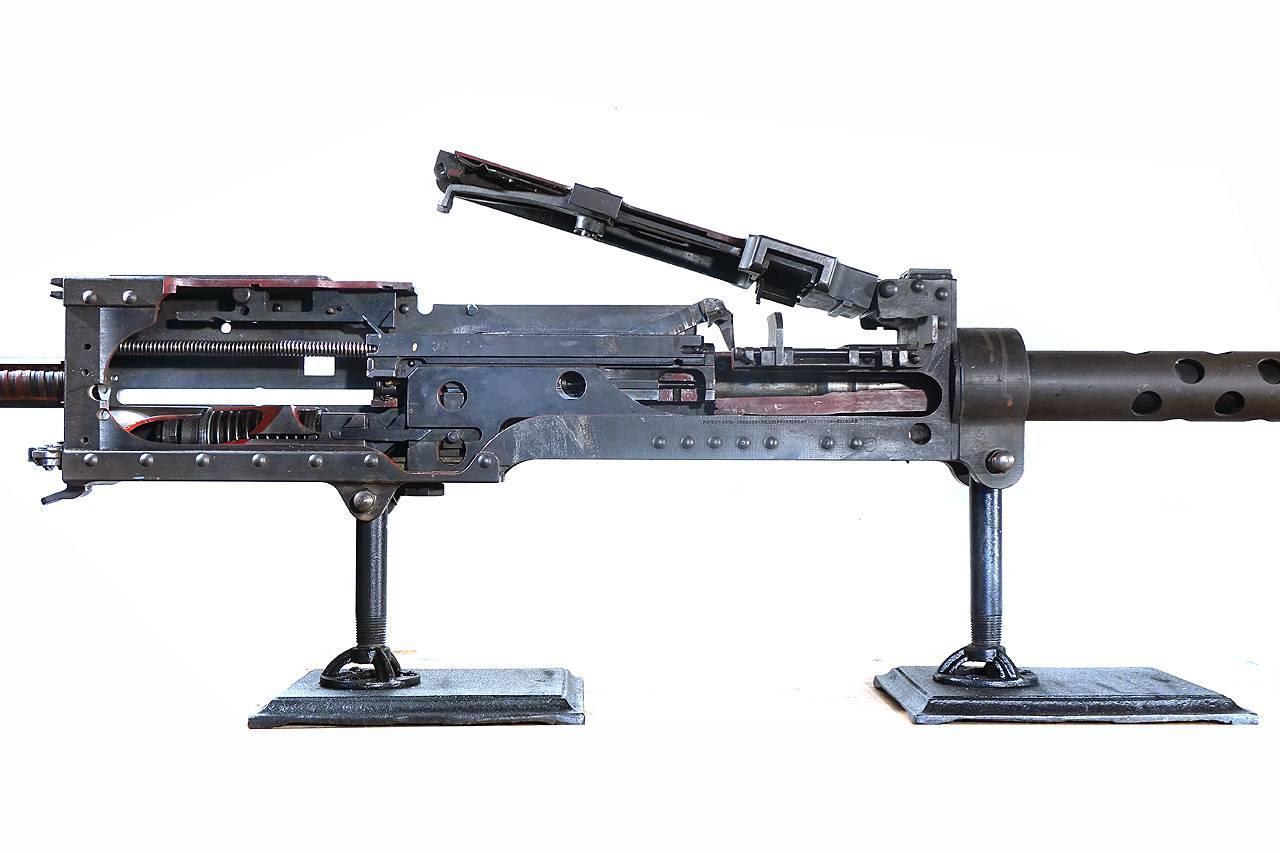Super Rare 1933 M2 Aircraft Machine Gun Cutaway at 1stdibs