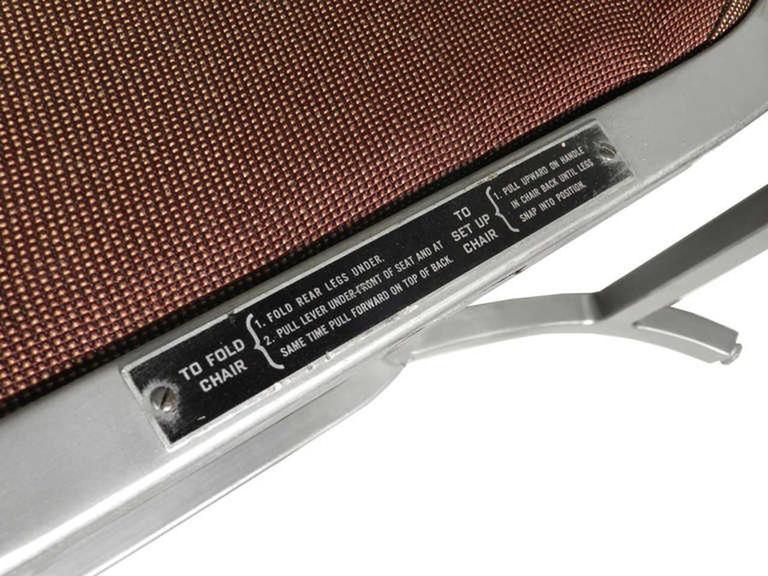 Pair of Streamline Modern Pullman Car Folding Lounge Chairs at 1stDibs