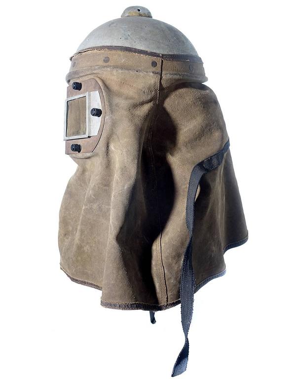 Unique And Early Safety Helmet For Sale at 1stDibs