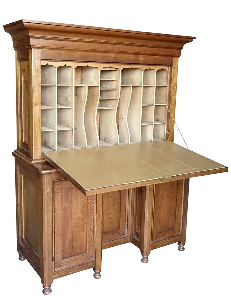 Rare Tall Butlers Fall-Front Desk For Sale at 1stDibs