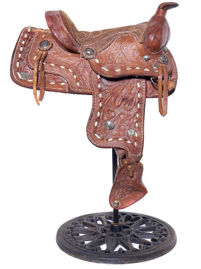 Salesmans Sample of Western Saddle at 1stDibs