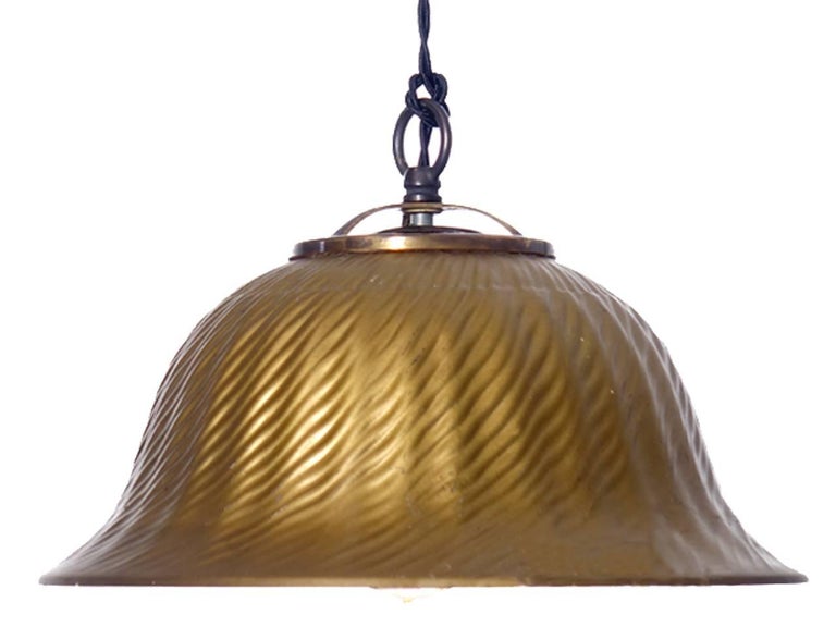 Large X-Ray Mercury Glass Bell Pendants at 1stDibs