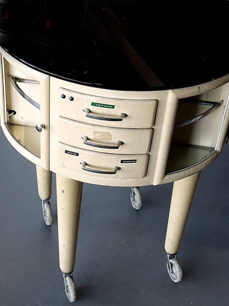 French Rotating Dental Table at 1stDibs | industrial rotating tables ...
