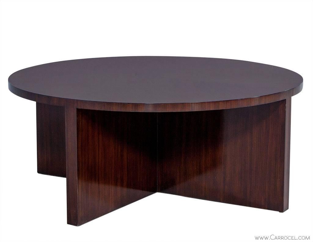 Duke Modern Mahogany Cocktail Table with Nesting Tables at 1stDibs ...