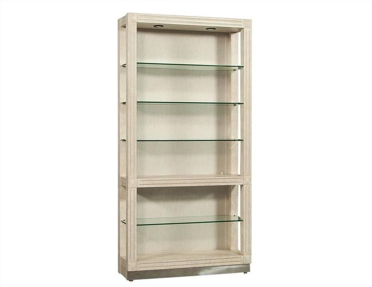Jack Fhillips Reed Bookcase at 1stDibs
