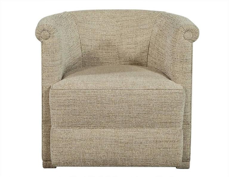 Fully Upholstered Classic Tub Chair at 1stDibs