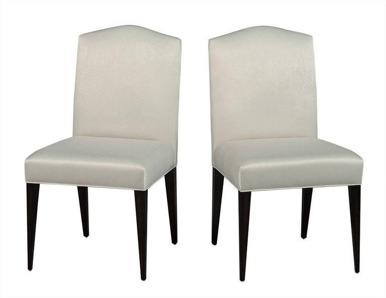 Set of Ten Carrocel Custom Amara Modern Parson Dining Chairs For Sale ...