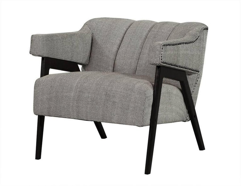 Pair of Mid-Century Modern Channel Back Chairs at 1stDibs | mid century ...