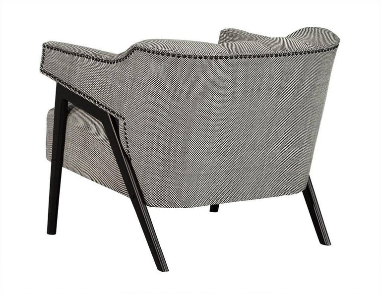 Pair of Mid-Century Modern Channel Back Chairs at 1stDibs | mid century ...