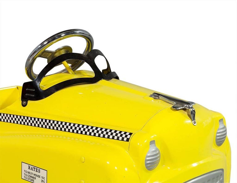 Original Vintage Style Childs NYC Taxi Cab Pedal Car at 1stDibs ...