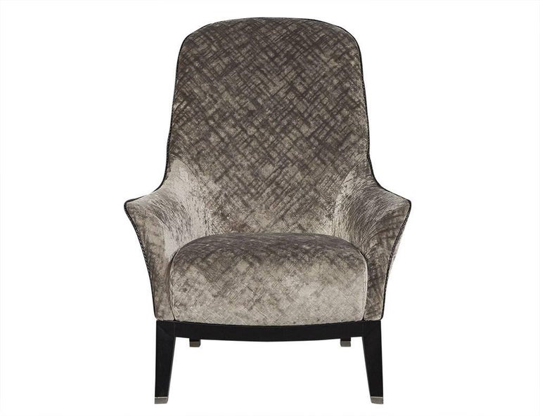 Gorgeous High Back Lounge Chair For Sale at 1stDibs