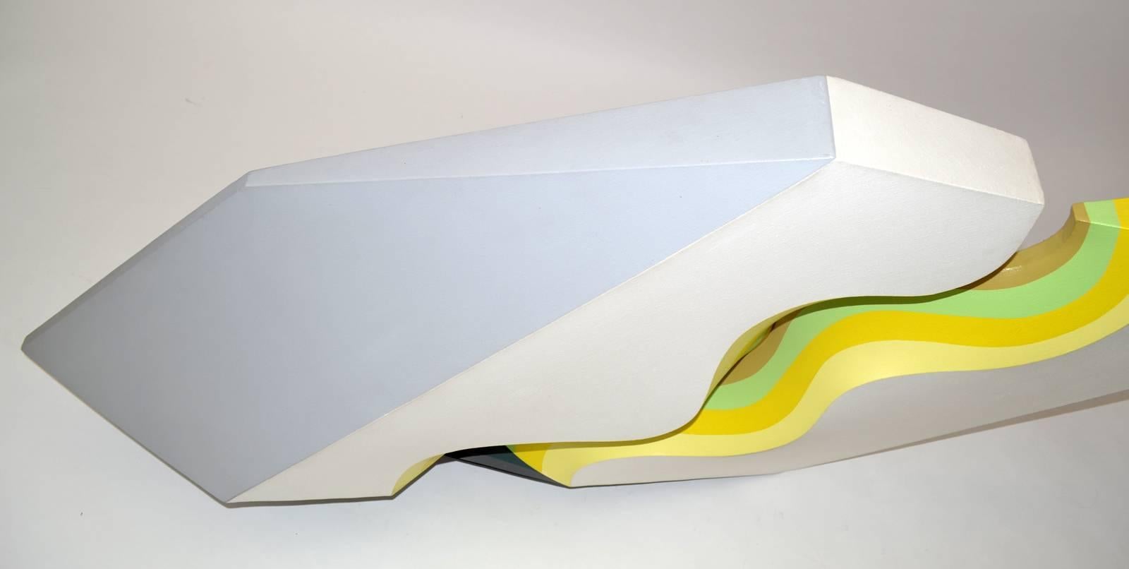 Three Dimensional Acrylic on Canvas Construction by Shozo Nagano at ...