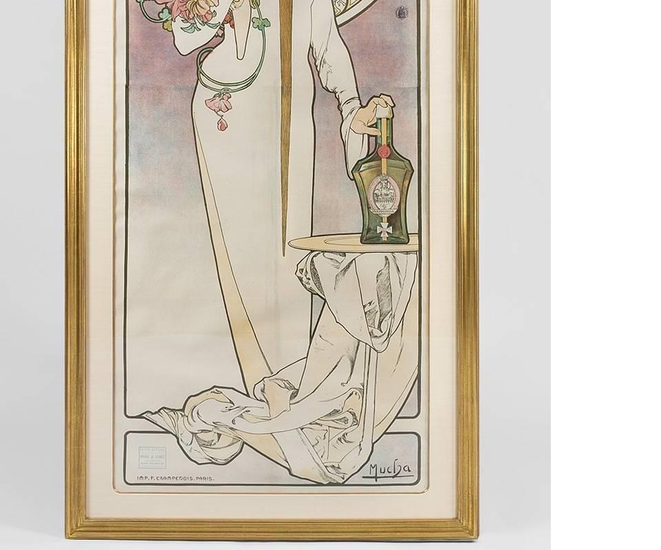 French Art Nouveau Lithograph, "La Trappistine, " by Alphonse Mucha at ...
