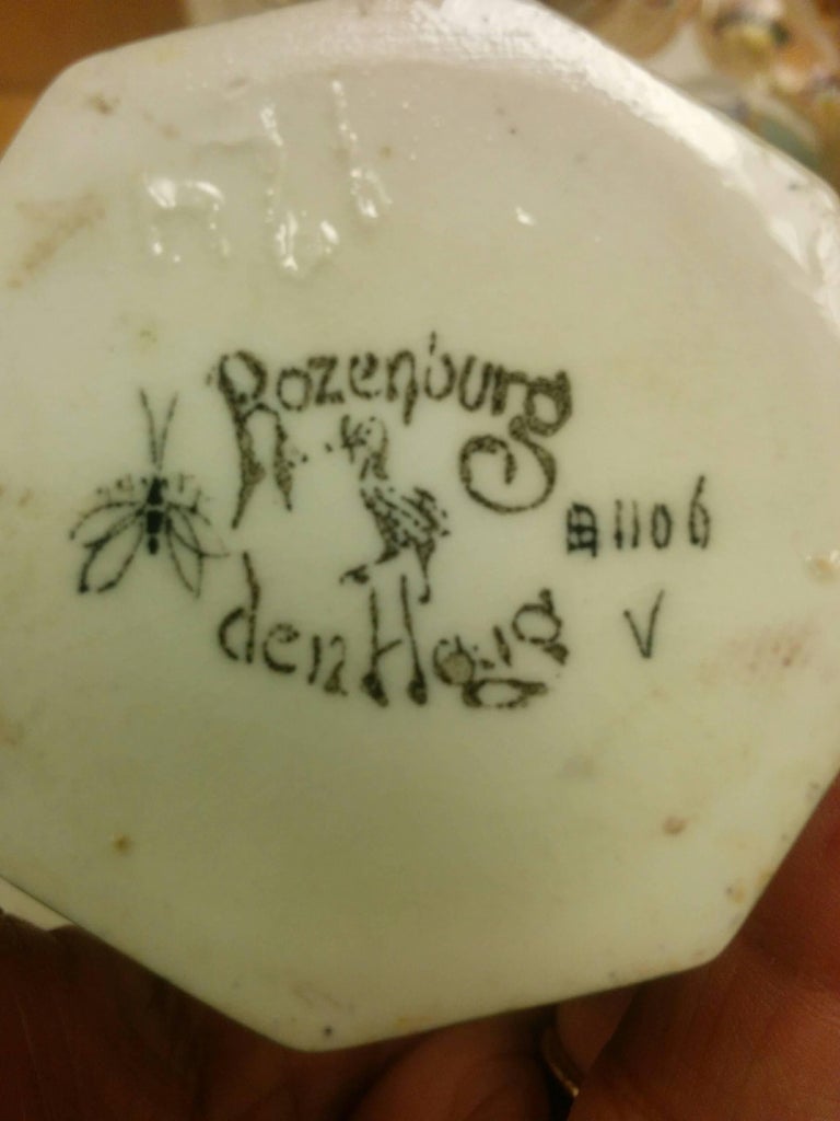 Dutch Eggshell Porcelain Vase by Rozenburg at 1stDibs