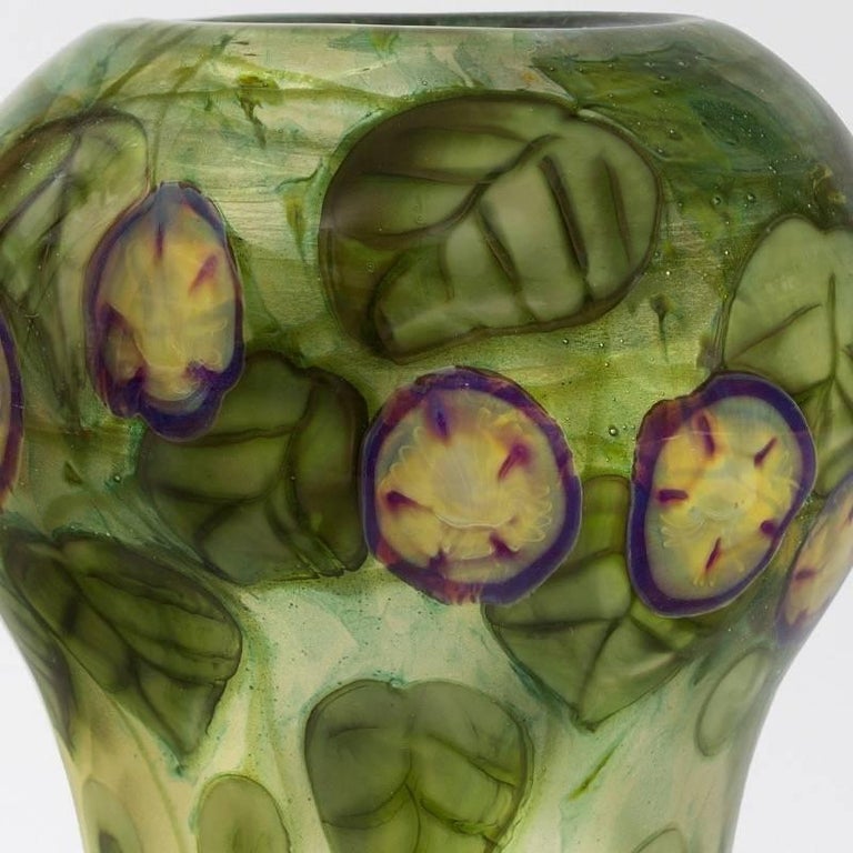 Tiffany Studios New York "Morning Glory" Paperweight Favrile Glass Vase ...