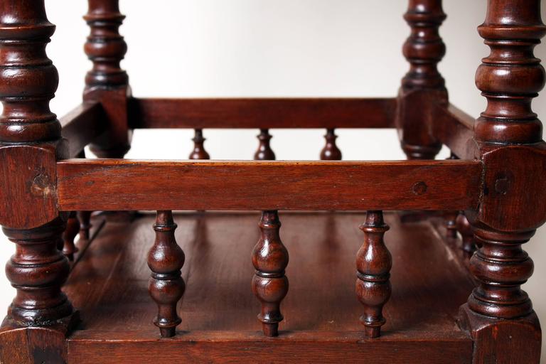 British Colonial Two-Tiered Occasional Table at 1stDibs