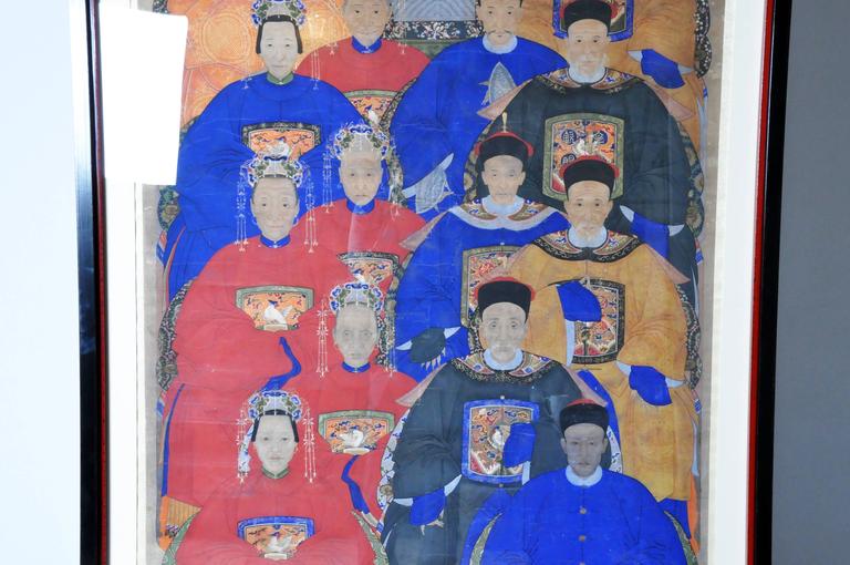 Impressive Chinese Ancestral Portrait at 1stDibs