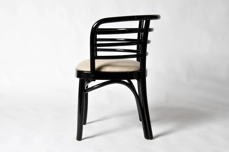 Pair of Streamline Barrel Back Armchairs at 1stDibs