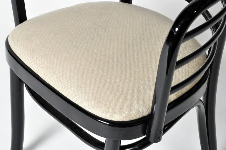 Pair of Streamline Barrel Back Armchairs at 1stDibs