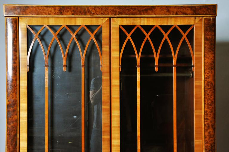 Lingel Glass Front Armoires at 1stDibs
