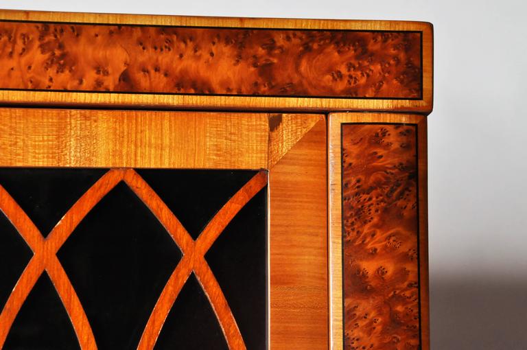Lingel Glass Front Armoires at 1stDibs