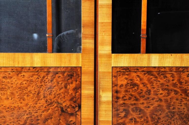 Lingel Glass Front Armoires at 1stDibs