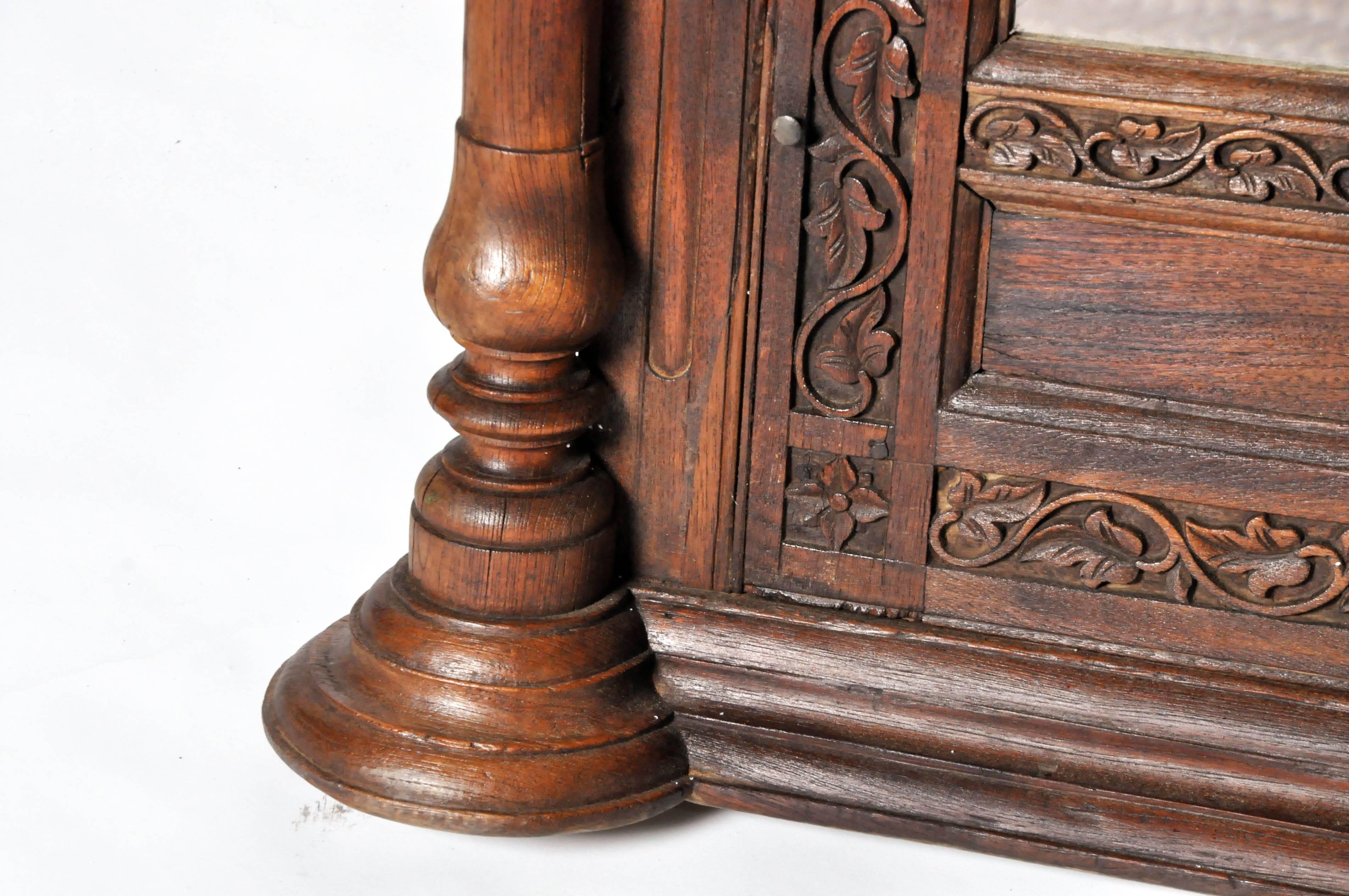 Carved British Colonial Mirror at 1stDibs | colonial mirrors, british ...