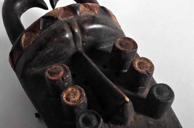Wooden Grebo Tribe Mask at 1stDibs | grebo masks
