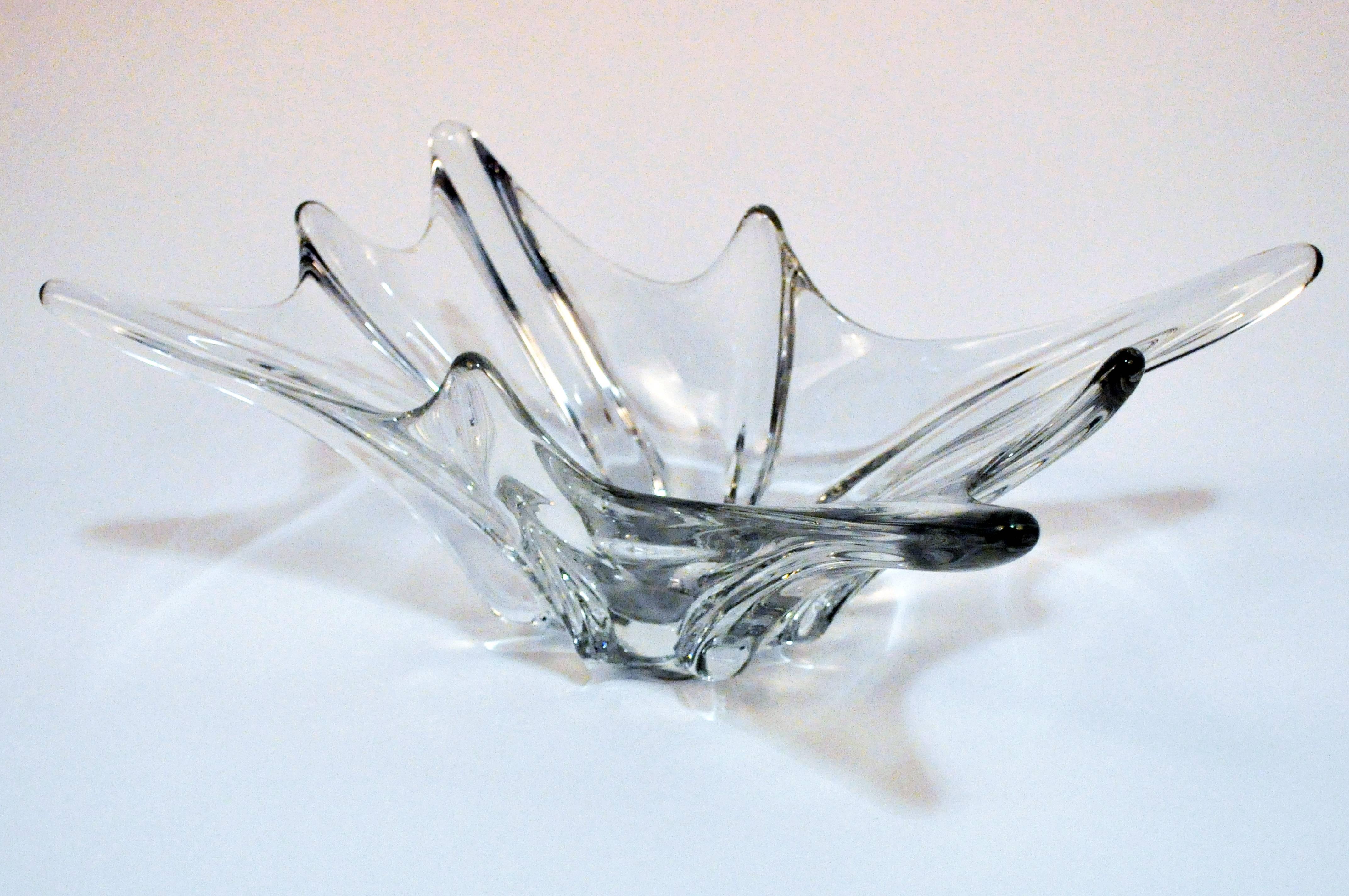 Vintage French Studio Glass Bowl at 1stDibs