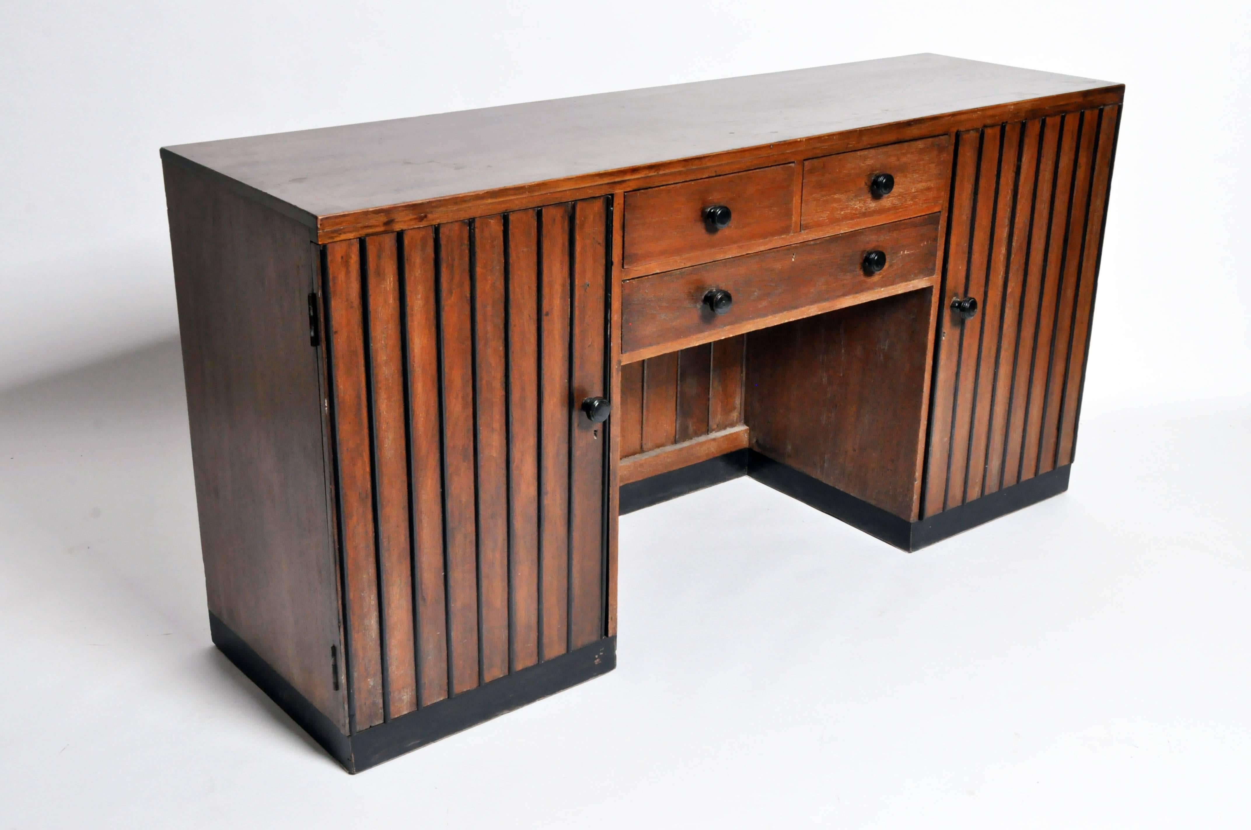 British Colonial Art Deco Sideboard at 1stDibs
