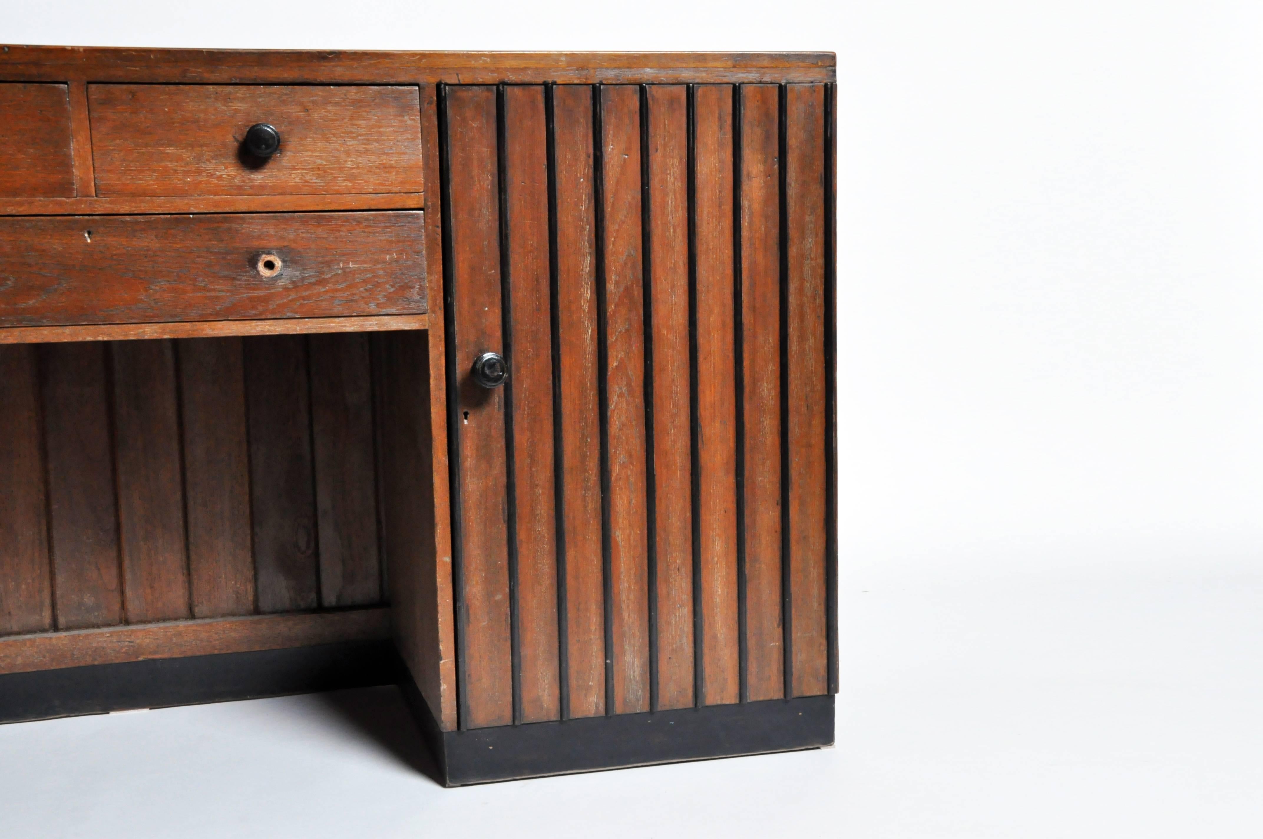 British Colonial Art Deco Sideboard at 1stDibs